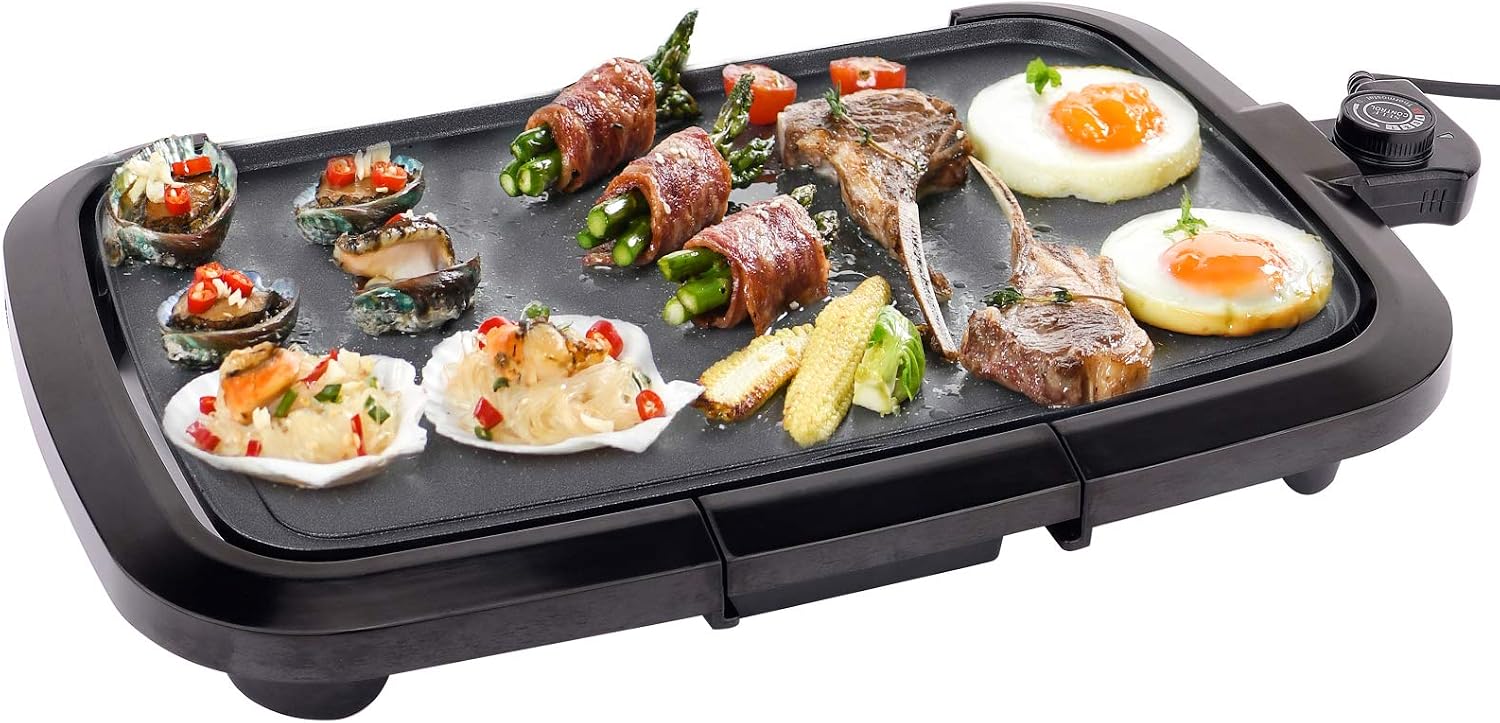 Amazon.com: Aoran Best Pancake Indoor Grill Electric 20 inch Extra ...