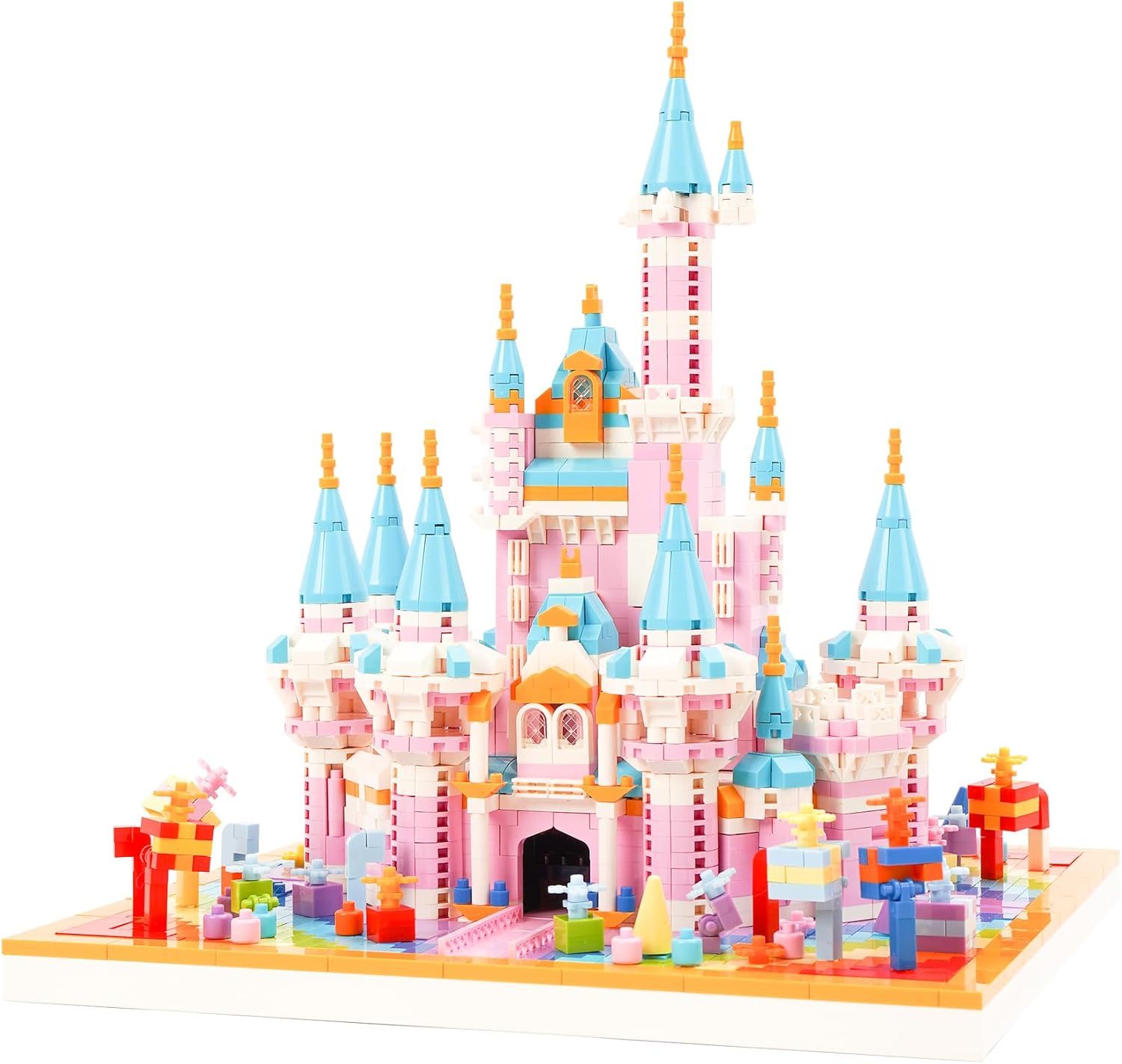 LULUFUN Castle Building Blocks Set, Mini Building Set for Adults, Toy ...
