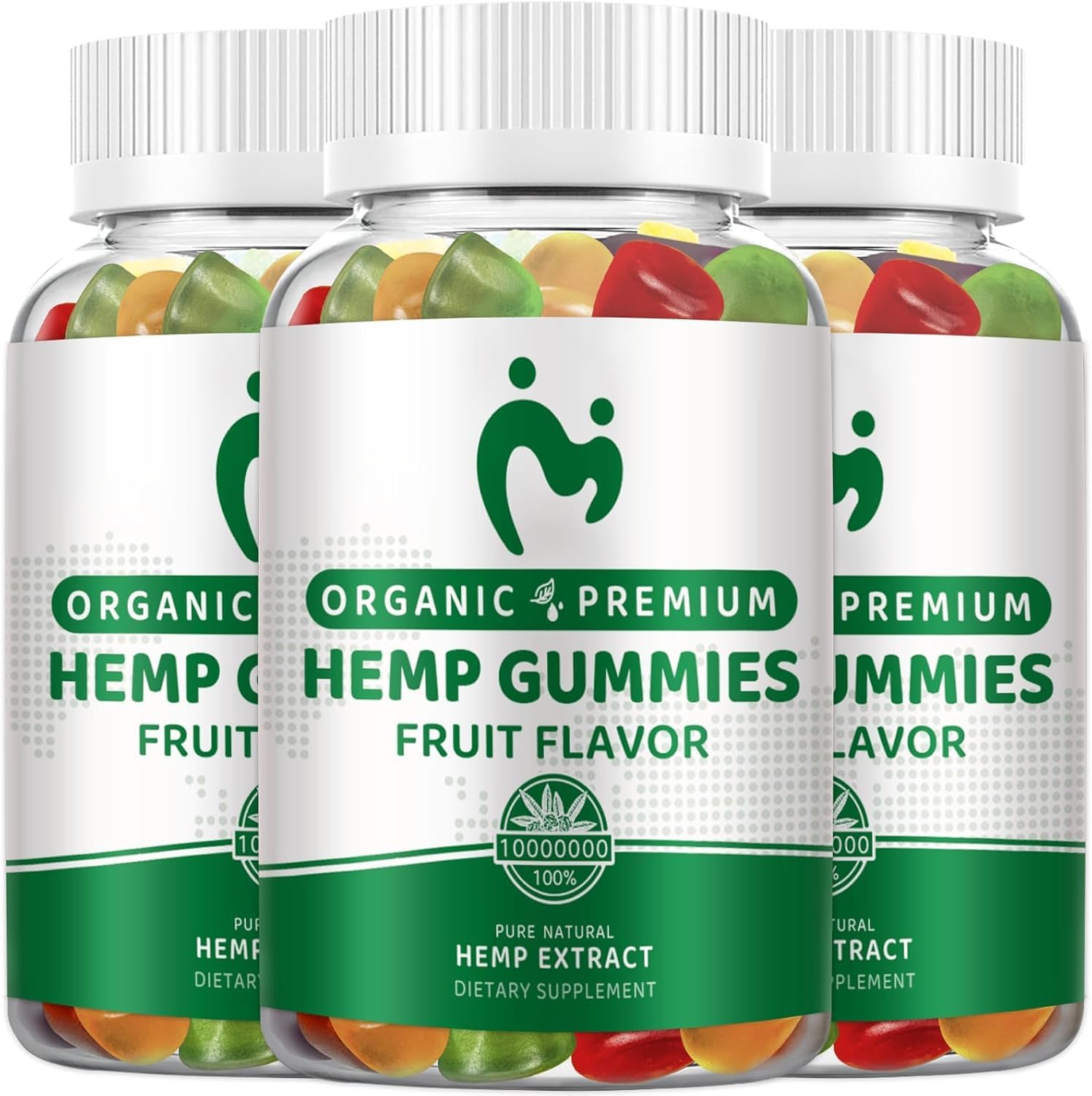 Amazon.com: (3 Pack) Hemp Gummies Extra Strength - High Potency Pure ...