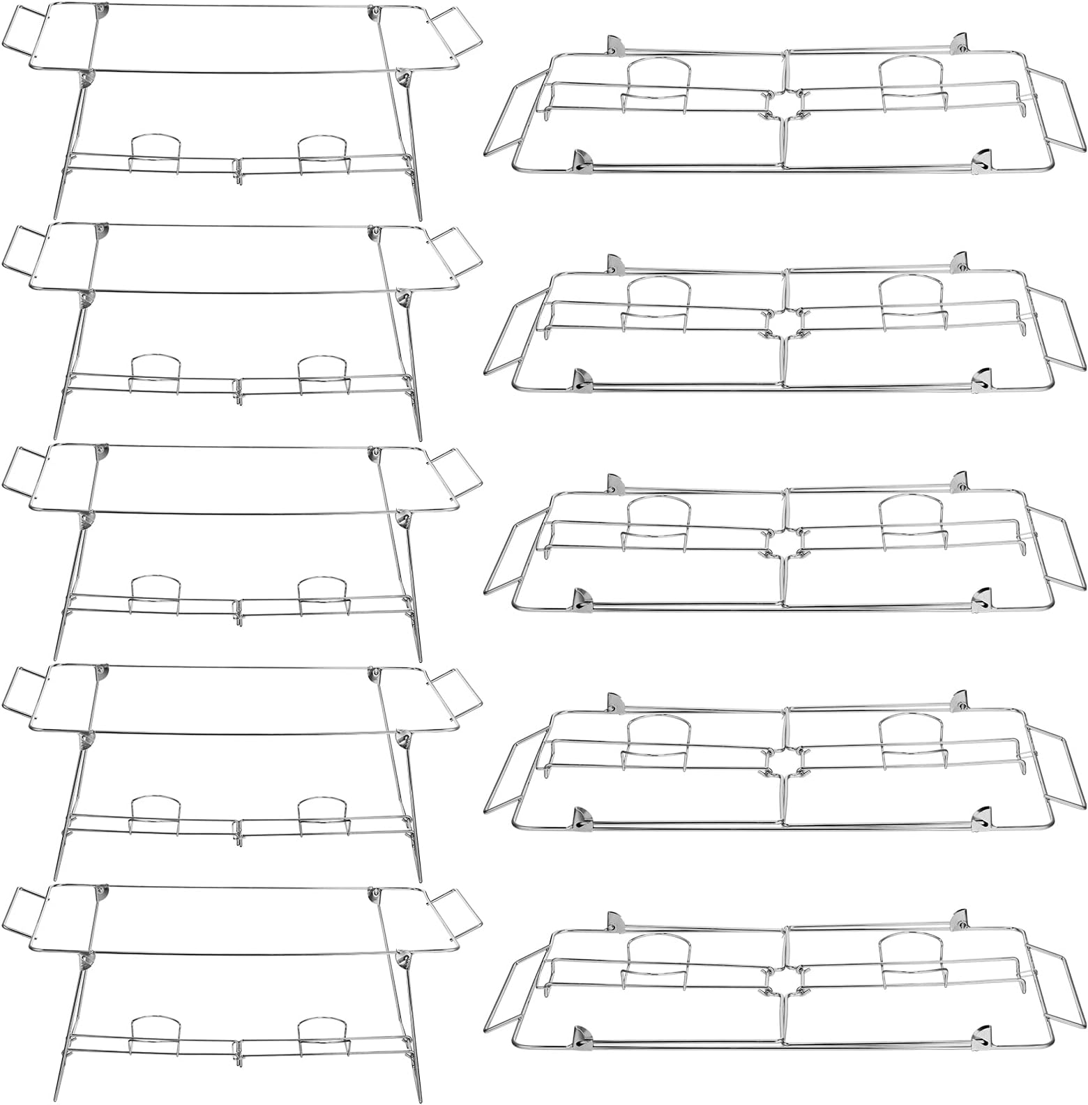 Amazon.com: Mm’S Buffet Chafer, Food Warmer Rack, Chrome Wire Rack ...