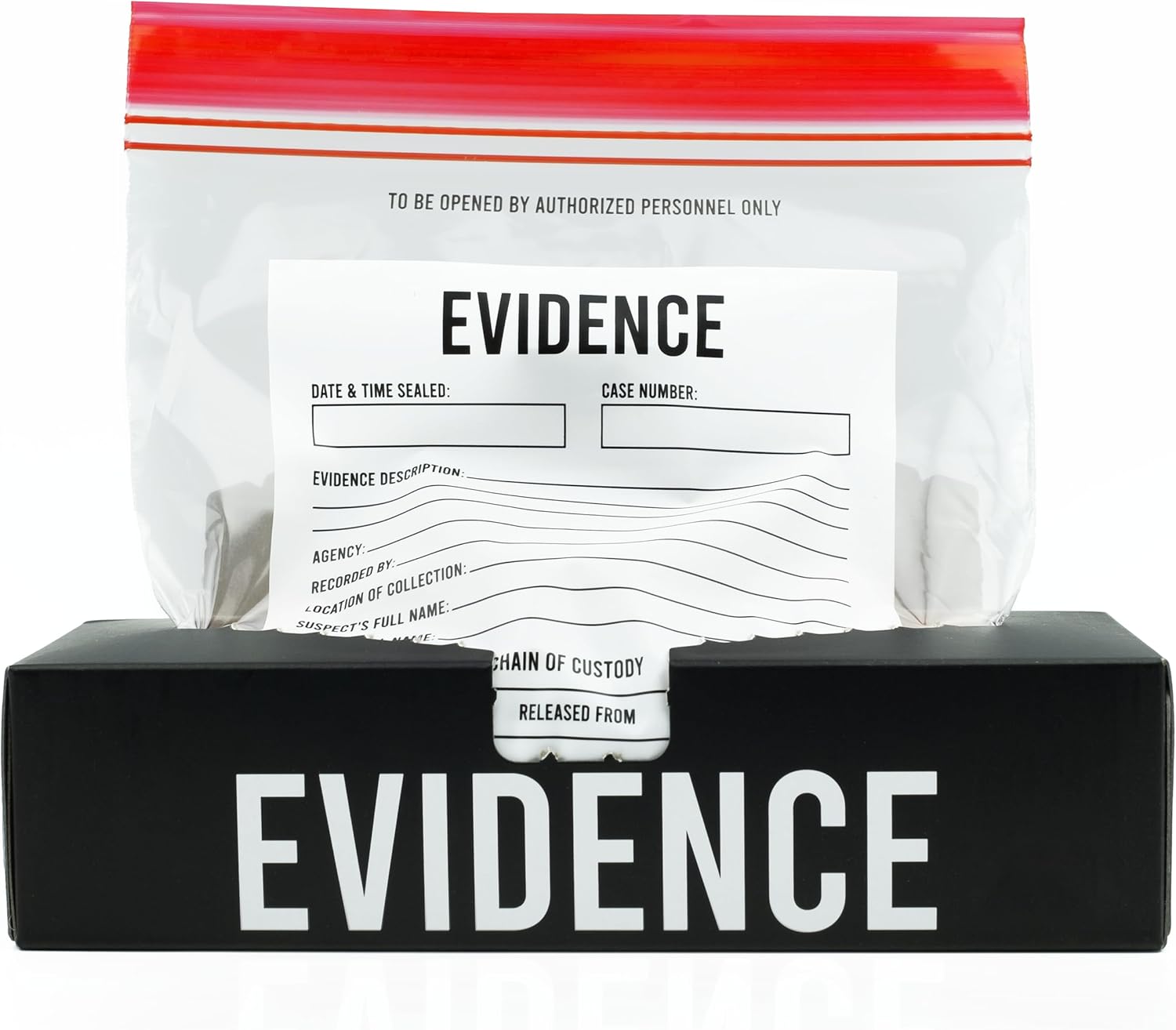 Amazon.com: Evidence Bags 25pcs 9" X 7" – Funny Party Favor Treat Bags ...