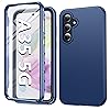 Amazon.com: Dexnor for Samsung Galaxy A35-5G Case, [2 Front Frame] [Bulit-in Slide Camera Cover ...