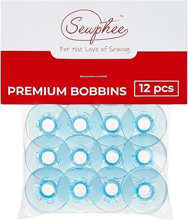 12pcs Plastic Bobbins fits Most Pfaff Sewing Machine - Durable 9033P ...