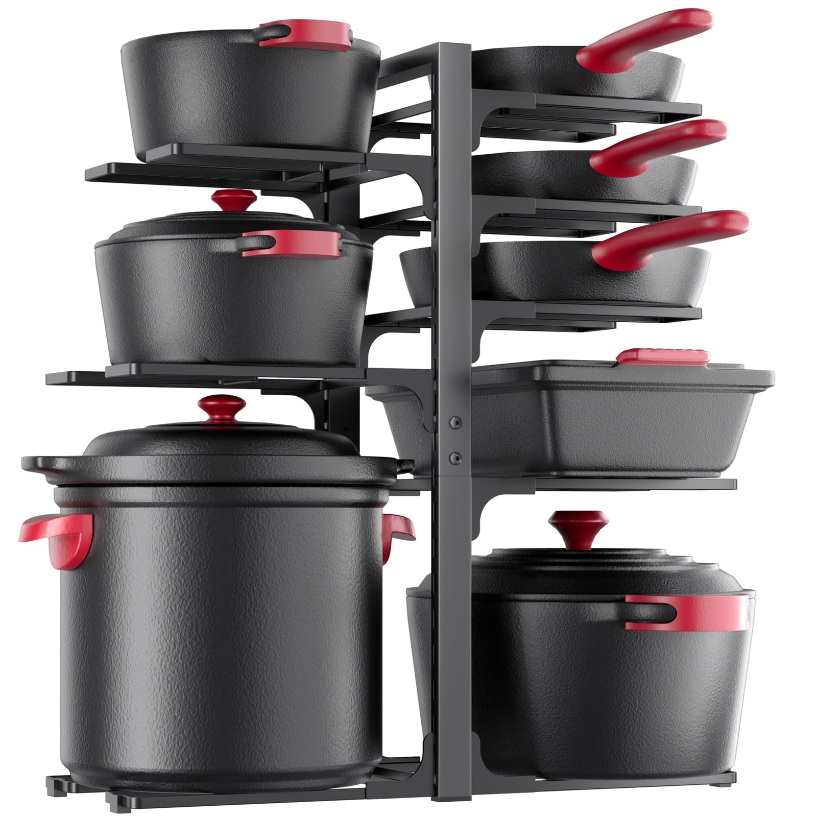 Amazon.com: MUDEELA Pots and Pans Organizer under Cabinet, 21" Height ...