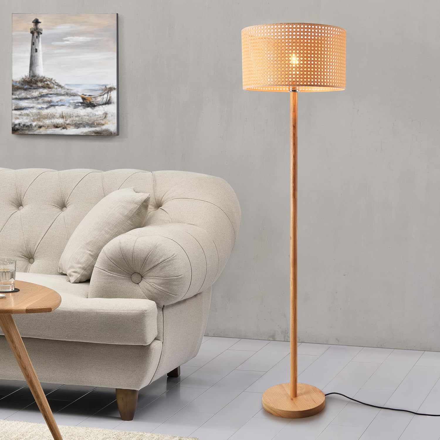 lux.pro - Lampada da Terra - Altezza 154 cm - Piantana Dritta con ...