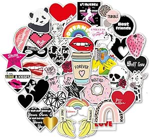 Amazon.com: 40 bonitas calcomanías de tela para ropa, no planchan y no ...