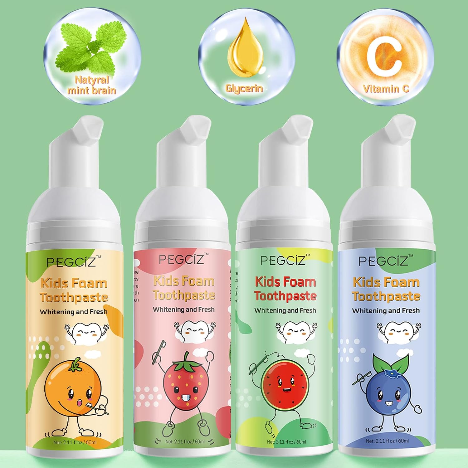 Kids Foam Toothpaste with Low Fluoride,Toddler Nepal | Ubuy