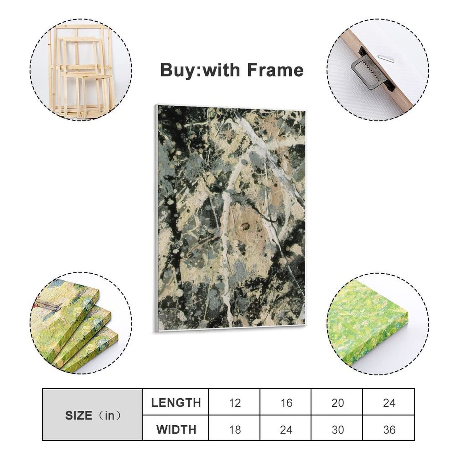 Jackson Pollock Number 1 Lavender Mist