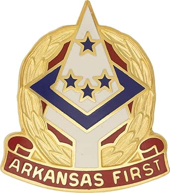 Amazon.com: Arkansas State HQ ARNG Unit Crest (Arkansas First ...