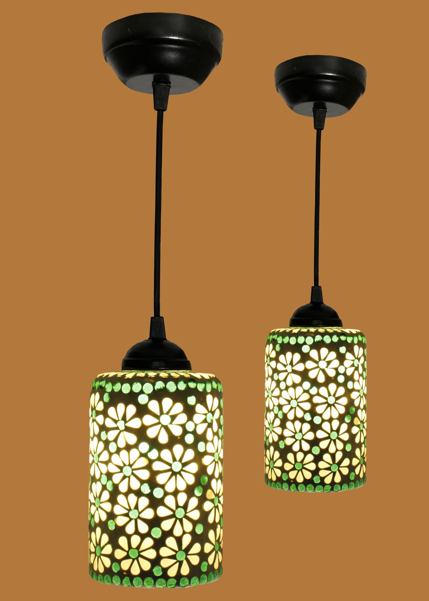 Buy ONECYA ROYAL FANCY Hanging Pendant Light Set of 2 Fancy Decorative ...