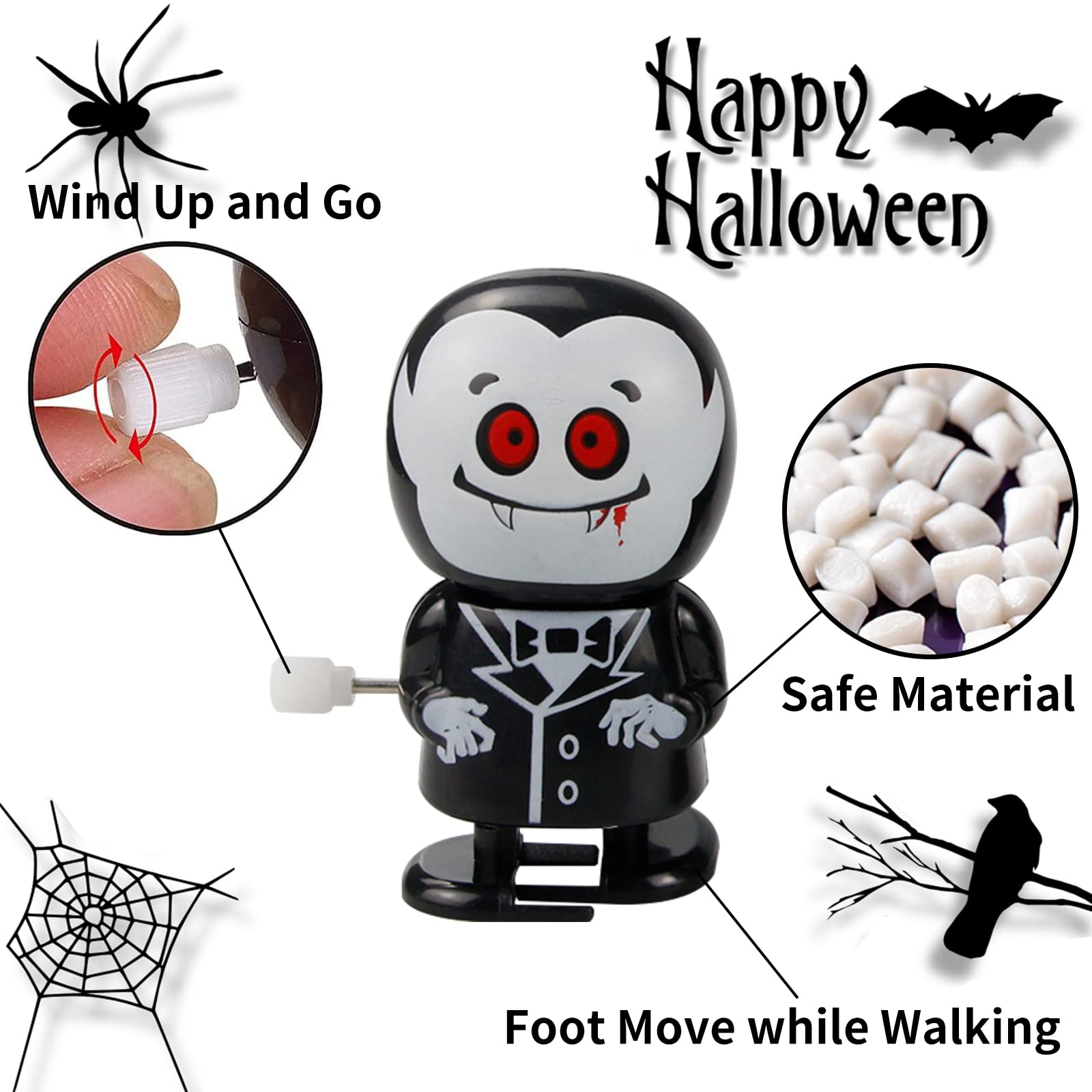 Snapklik.com : Halloween Windup Toys 18pcs All Hallows Day Goody Bag ...