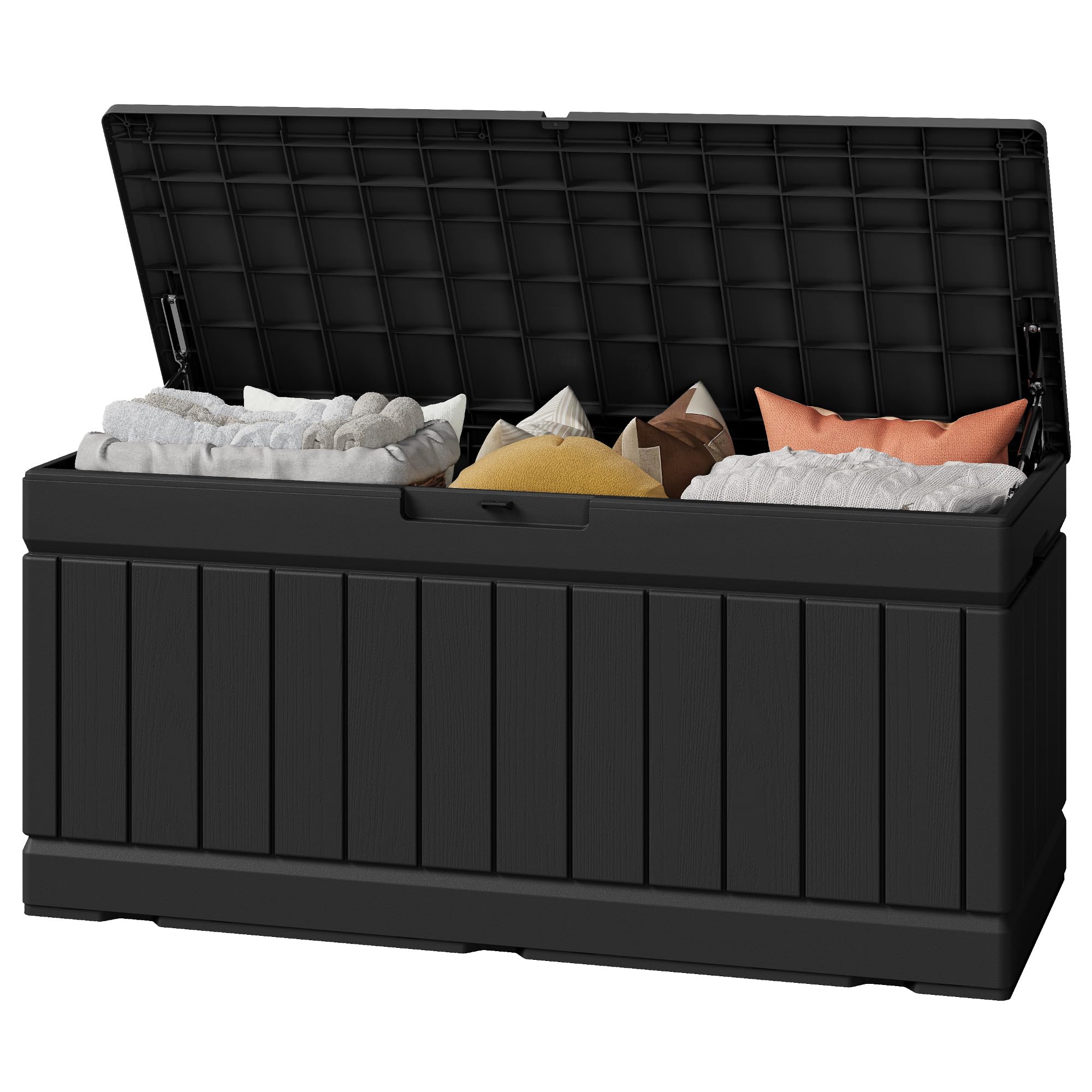 Snapklik.com : Greesum Outdoor Storage Box 82 Gallon Storage Bin