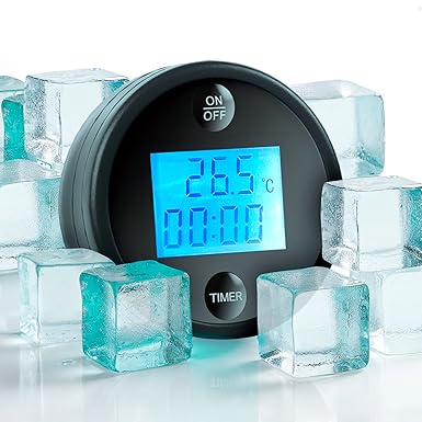 Poolthermometer mit Timer - Schwimmendes und wasserdichtes Thermometer ...