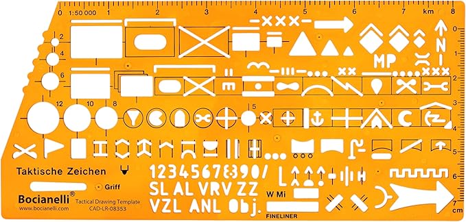 NATO Army Troop Military Tactical Map Plan Marking Symbols Drawing ...