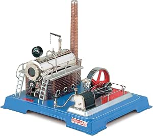 Wilesco D20 Steam Engine Model Kit, Brass & Copper, Adult, Includes ...