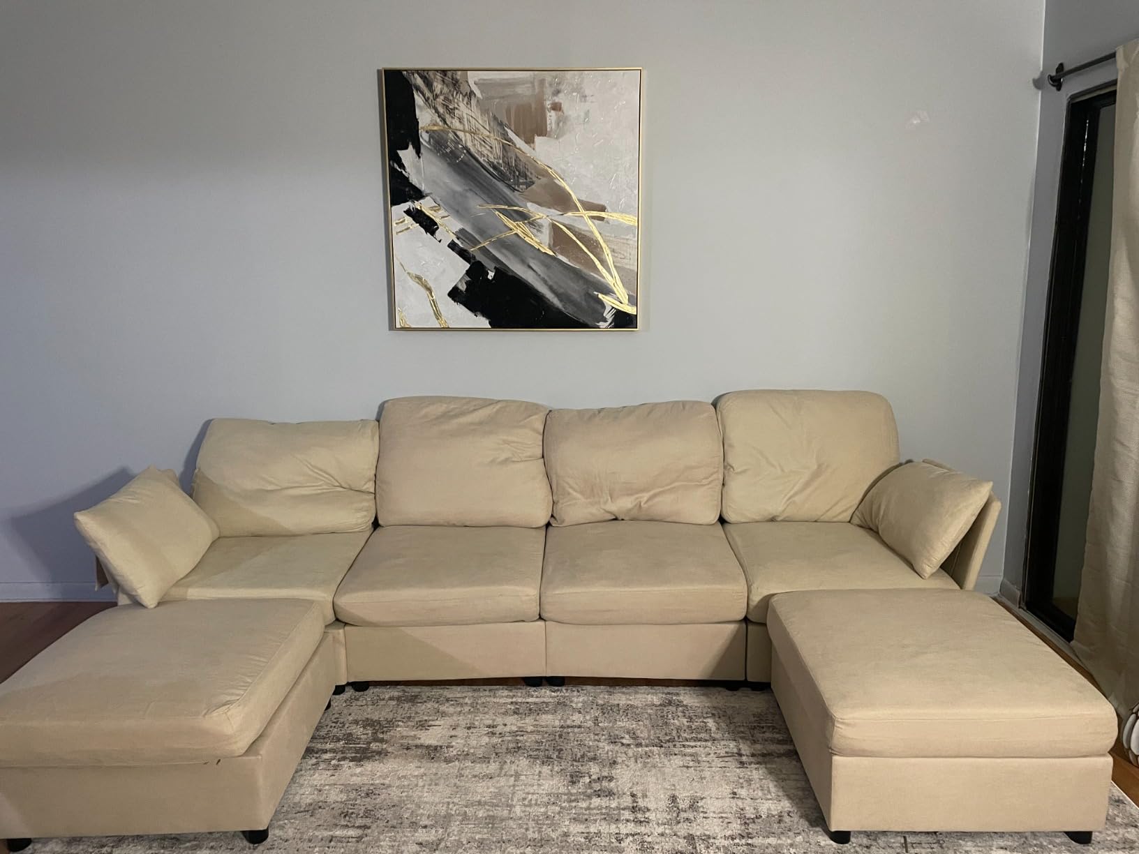 $67/mo - Finance VANACC Modular Sectional Sofa, Oversized Sectional ...