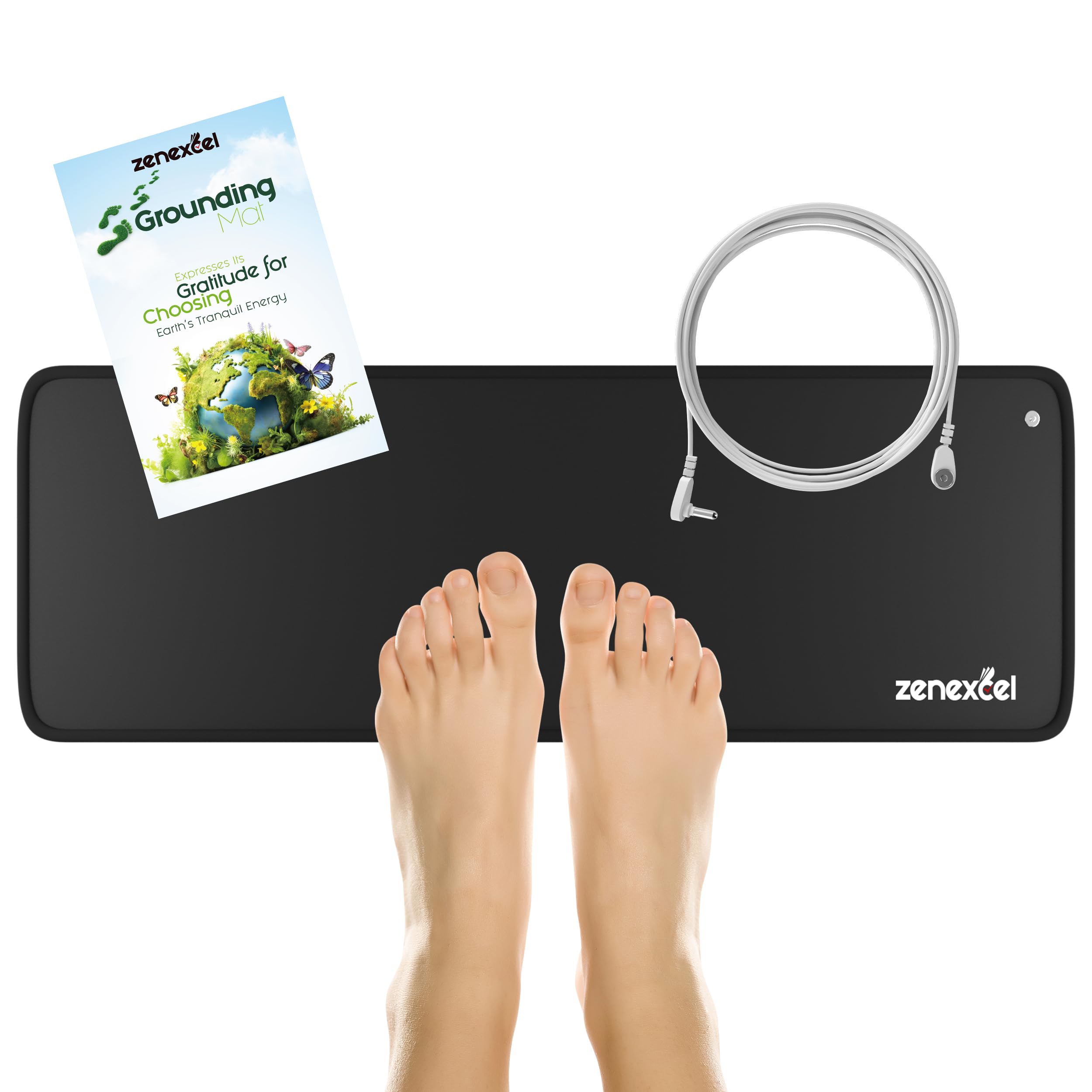 Amazon.com : Grounding Mat for Bed, Sleep, Pain Relief, Energy, and ...