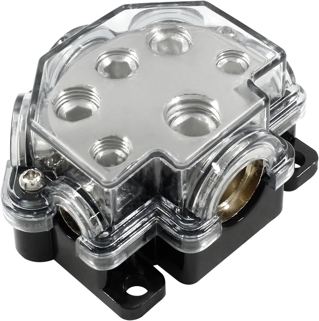 Amazon.com: Unlorspy 1 in 5 Ways Out Power Distribution Block, 0 Gauge ...