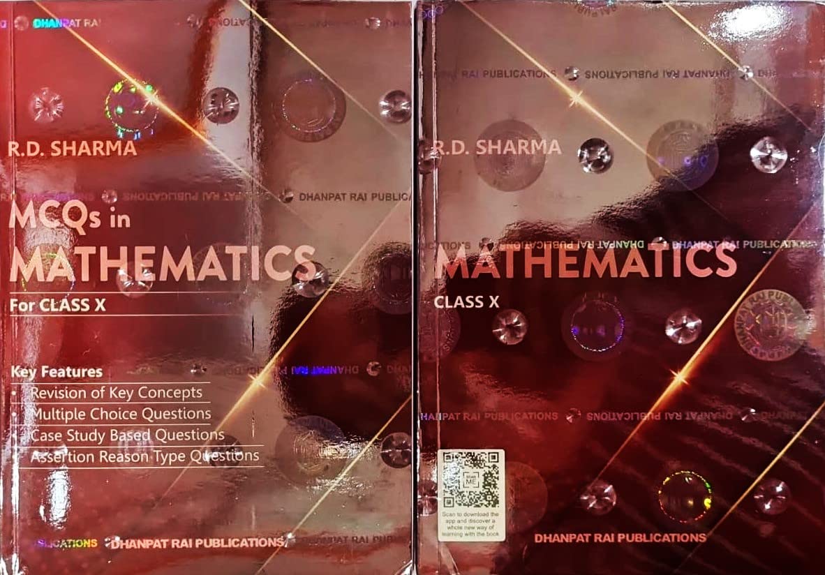 Mathematics for Class 10 CBSE by R.D. Sharma for 202324/Ed. with MCQs ...