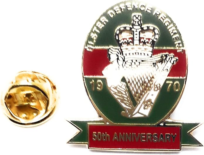 50th anniversary ulster defence regiment lapel badge UDR british army ...