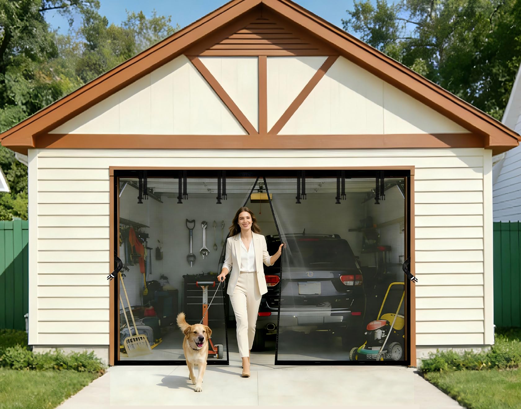 9 Best Retractable Garage Door Screen | Stop Chasing Bugs Inside