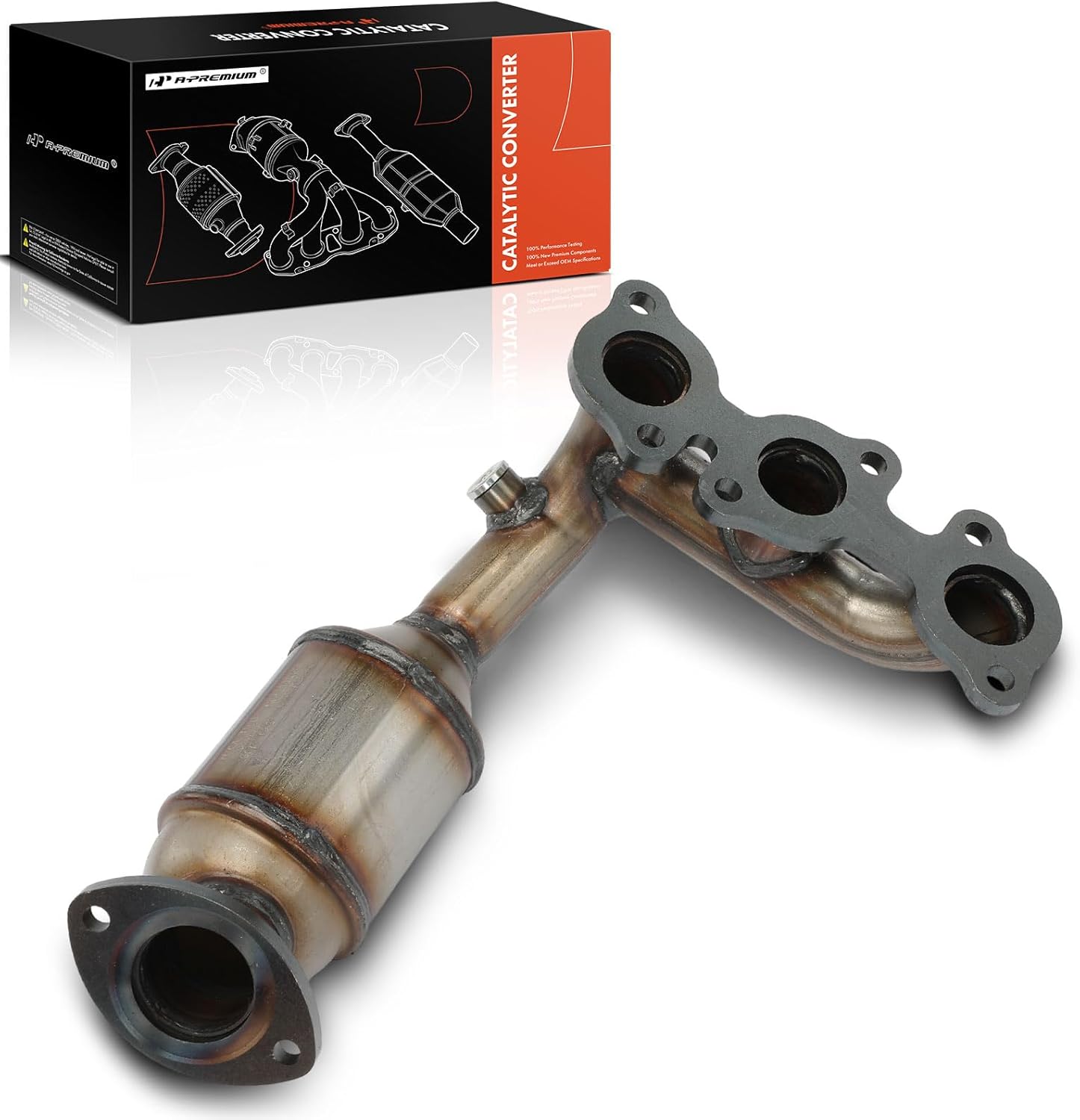 Amazon.com: A-Premium Front Catalytic Converter Kit Direct-Fit ...