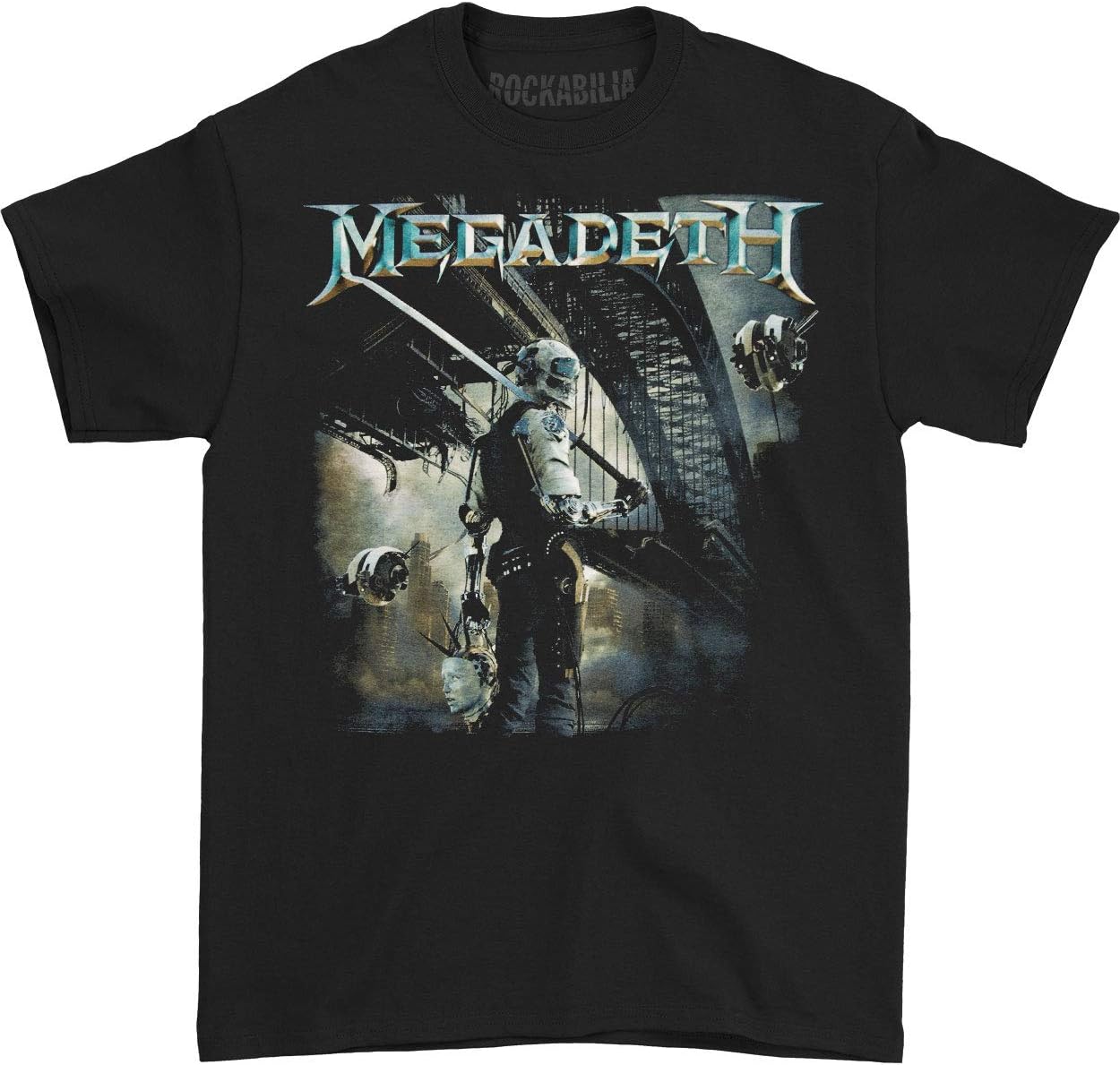 Amazon.com: Megadeth Men's Dystopia Album T-shirt X-Large Black ...