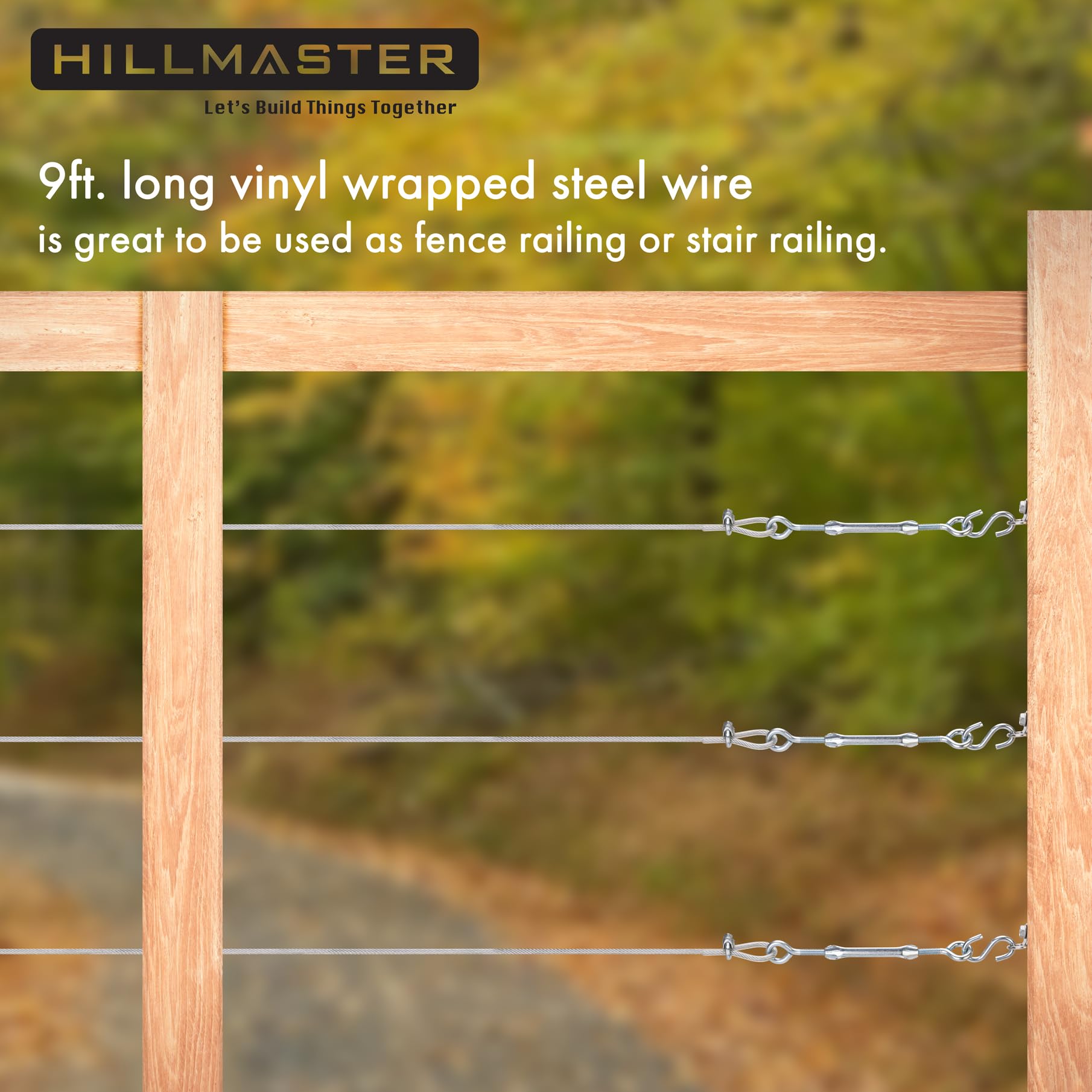Snapklik.com : HILLMASTER Durable Anti-Sag Gate Kits For Wooden Fence