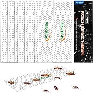 Amazon.com : Roach Killer Indoor for Home, Sticky Glue Cockroach Traps Pre Baited with Fruit ...