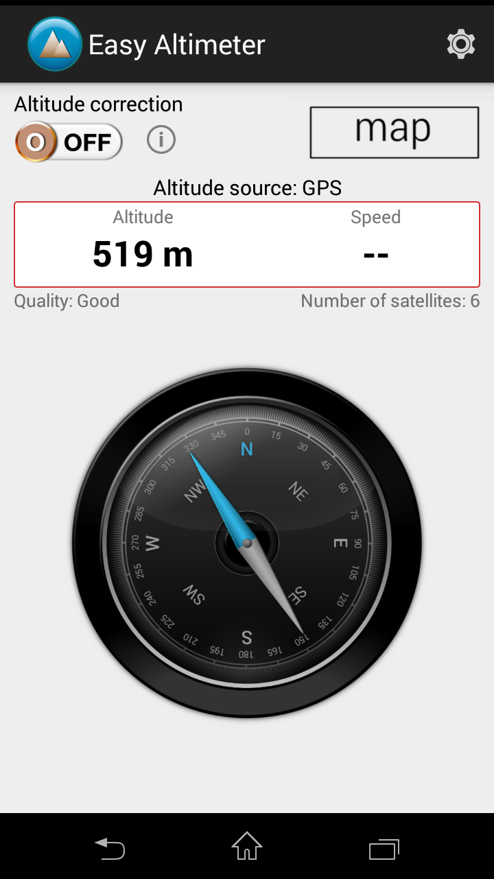 Easy Altimeter + Compass - App on Amazon Appstore