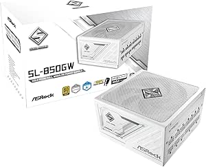 Amazon.com: ASRock Steel Legend White Edition SL-850GW 850W ATX 3.1 PCle 5.1 Full Modular 10 ...