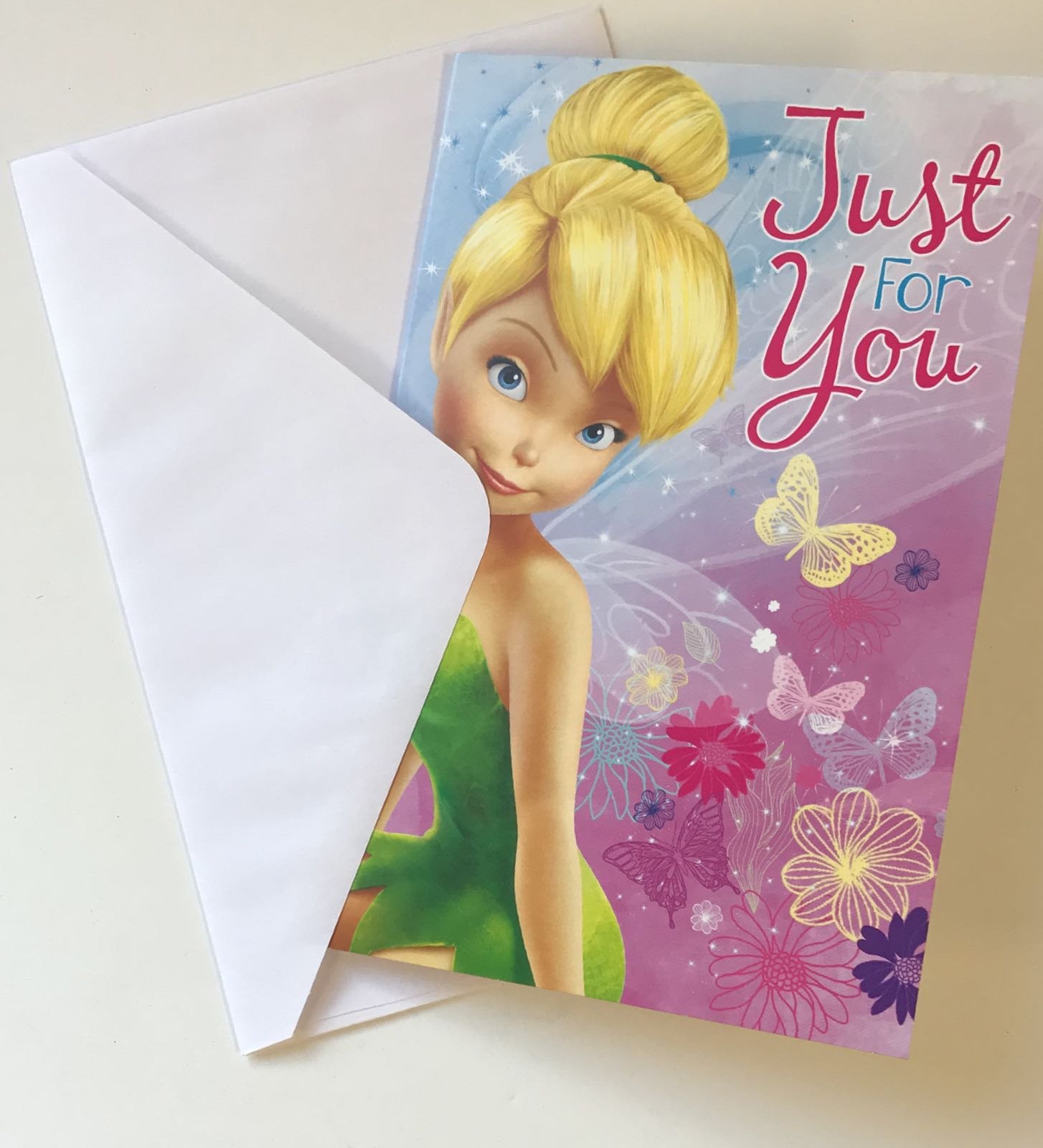 Tinkerbell Blank Invitation