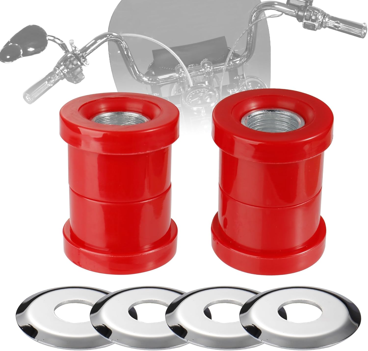 Amazon.com: Prewired Handlebar Riser Bushings Damper Kit Compatible ...