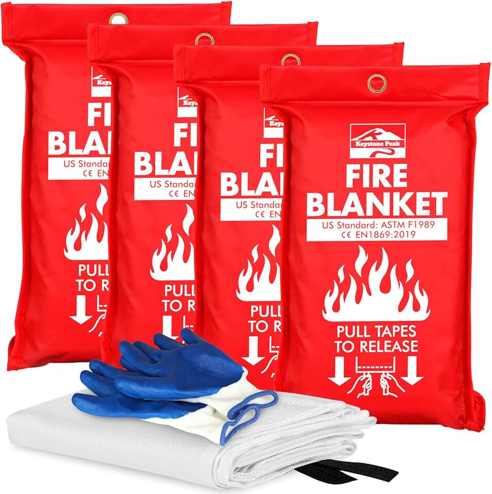 Amazon.co.uk: Fire Blankets - Fire Blankets / Fire Safety: DIY & Tools
