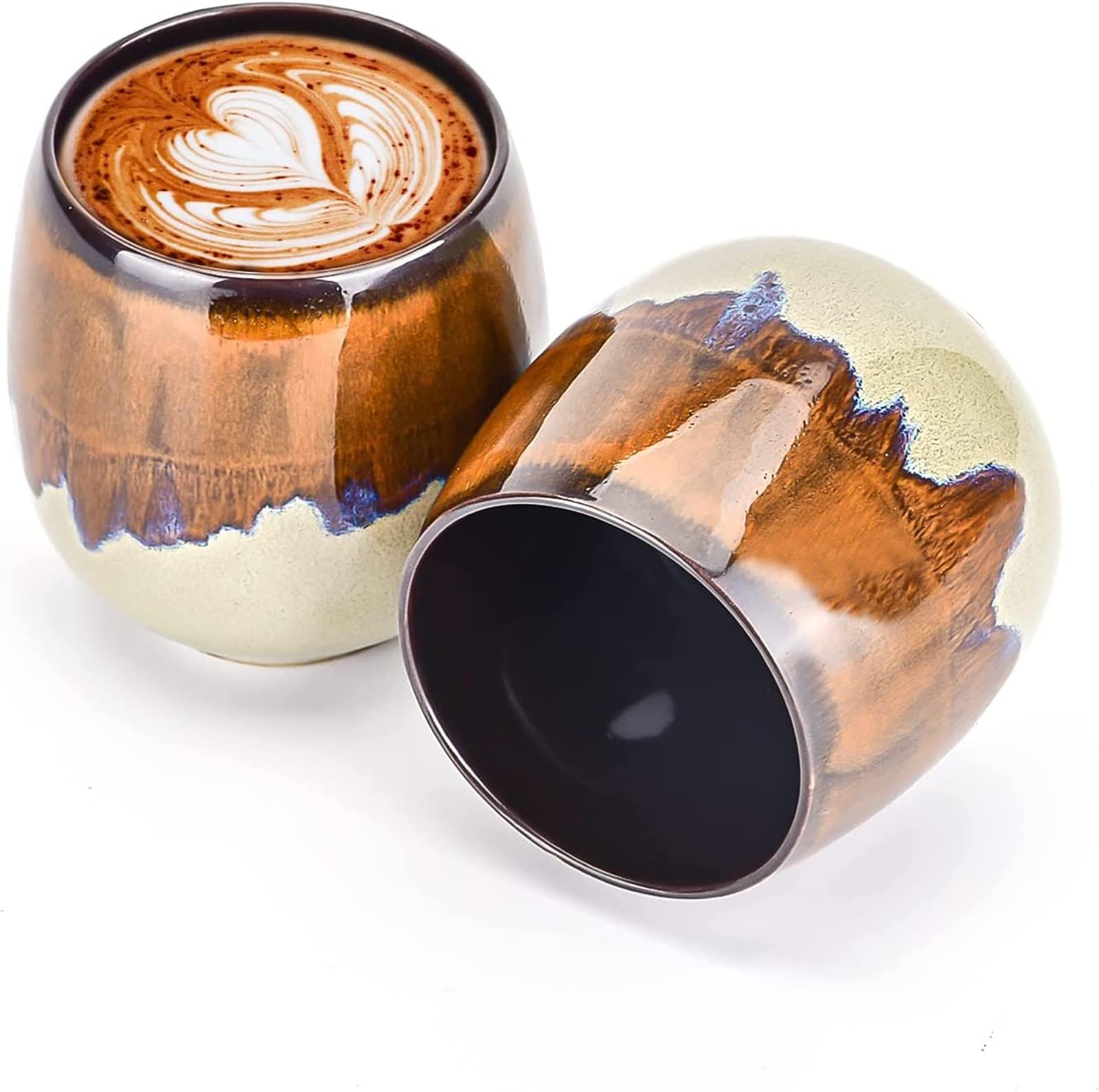 Amazon.com | FLJZCZM Espresso Cups Ceramic Cup Espresso Coffee Cup ...
