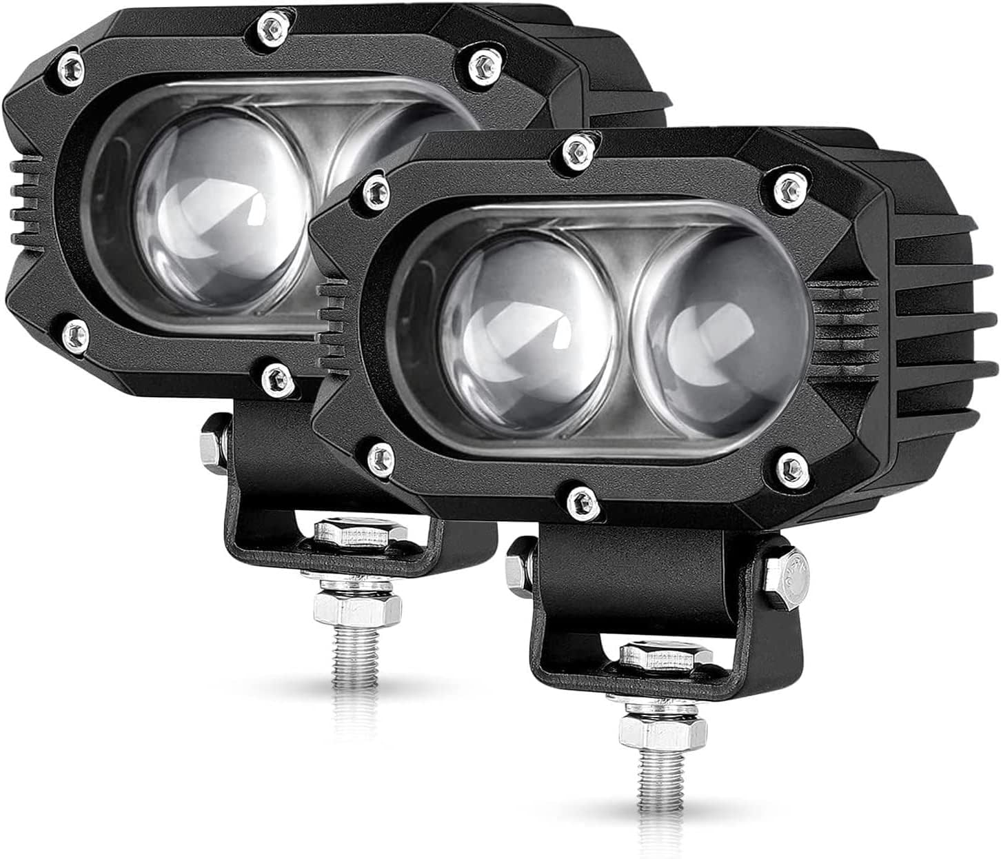 Amazon.com: CO LIGHT LED Pods Light 2PCS Spot Fog Lights 4inch 48W Spot ...