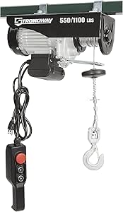 Amazon.com: Strongway Electric Cable Hoist - 550-Lb. Single-Line ...