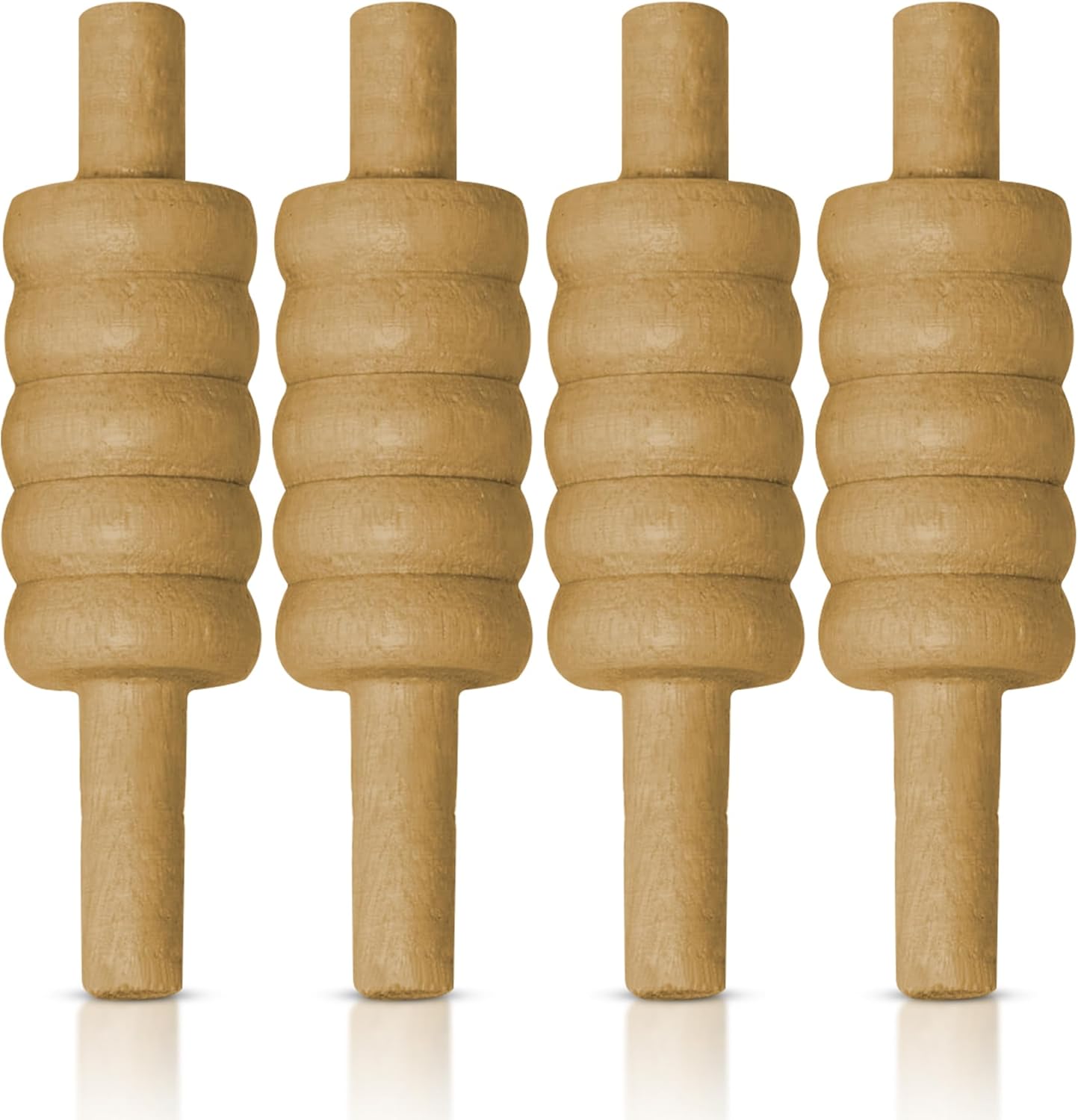 ND Sports Cricket Stumps Bails 4-Piece Set – Durable Wooden Cricket ...