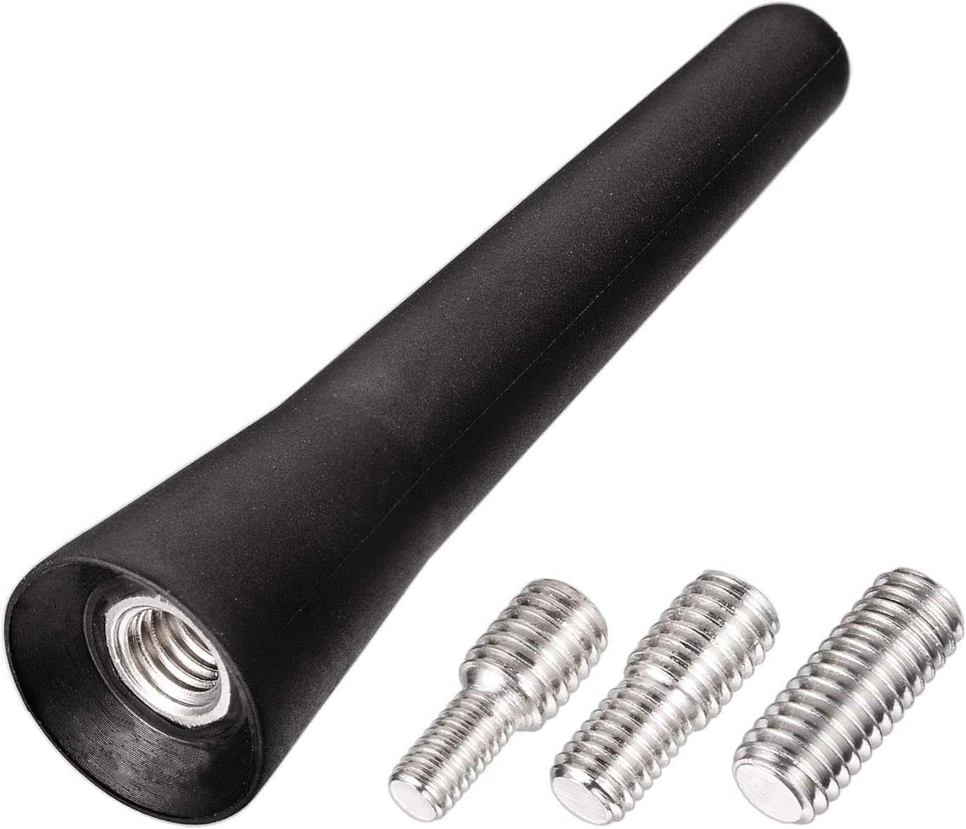 Bingfu Universal Vehicle Roof Mount Short Antenna Mast 2.5 inch Rubber ...