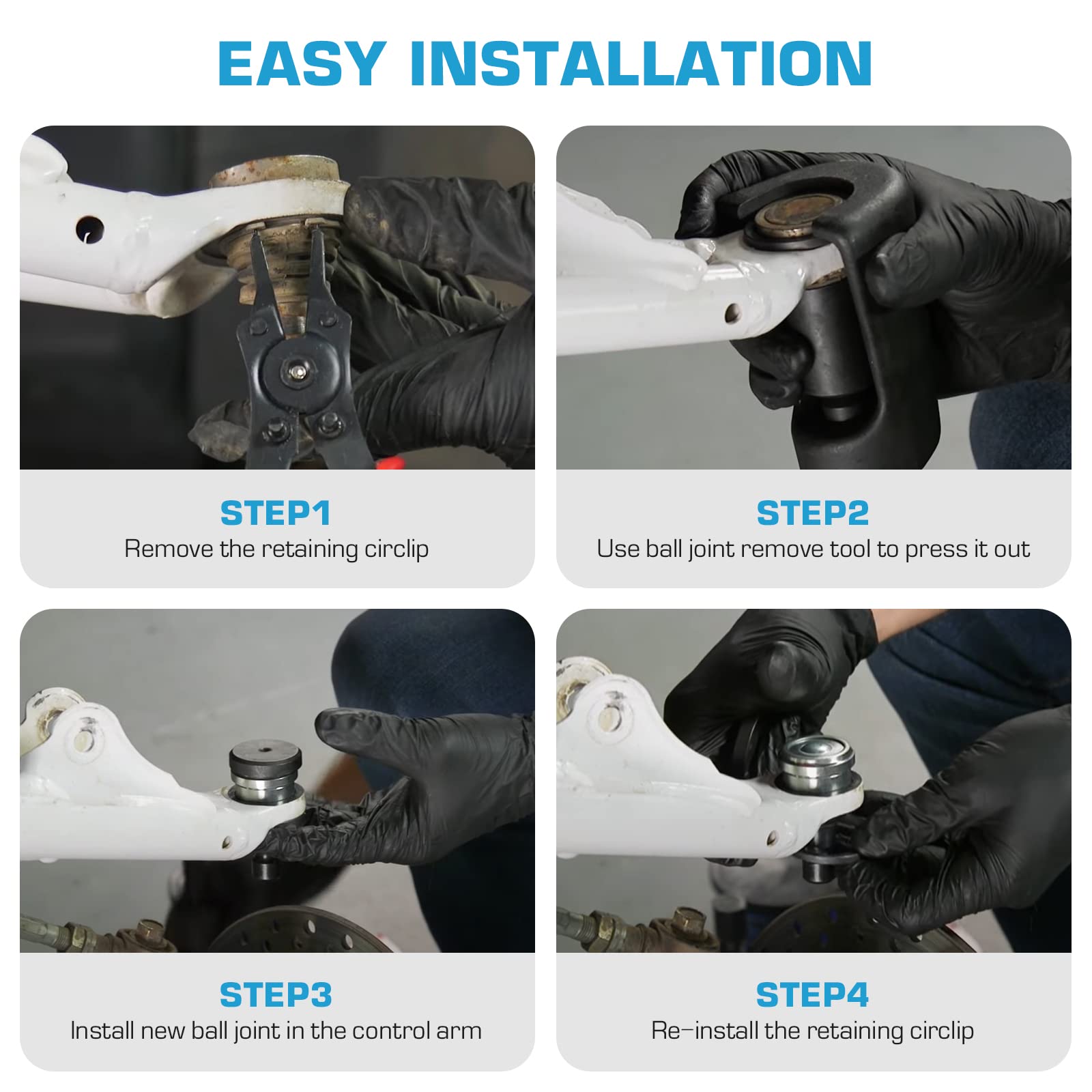 Upper Lower Ball Joints for Arctic Cat 400 425 450 500 550 650 700 TRV ...