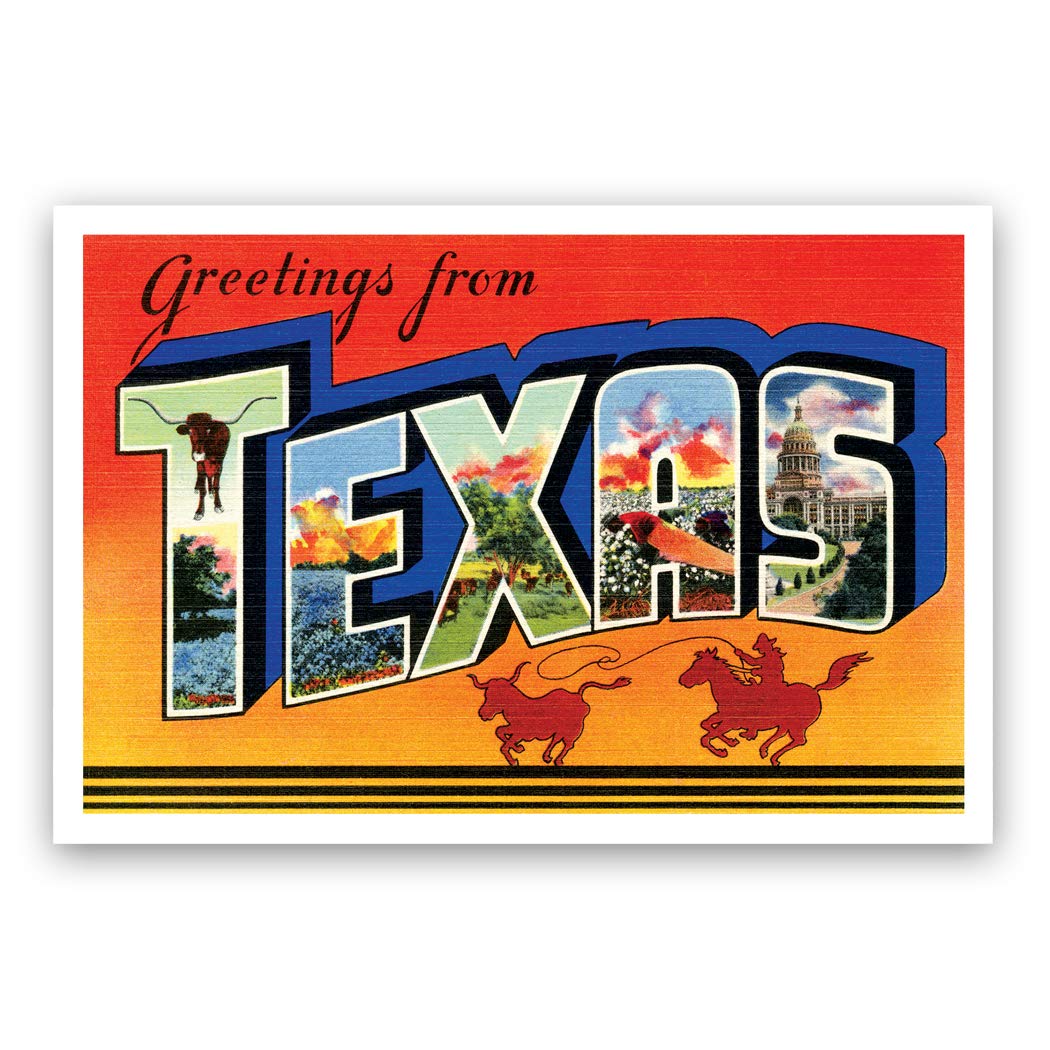 Texas Postcards Examples Vintage Postcards Of Texas Hi Res Stock
