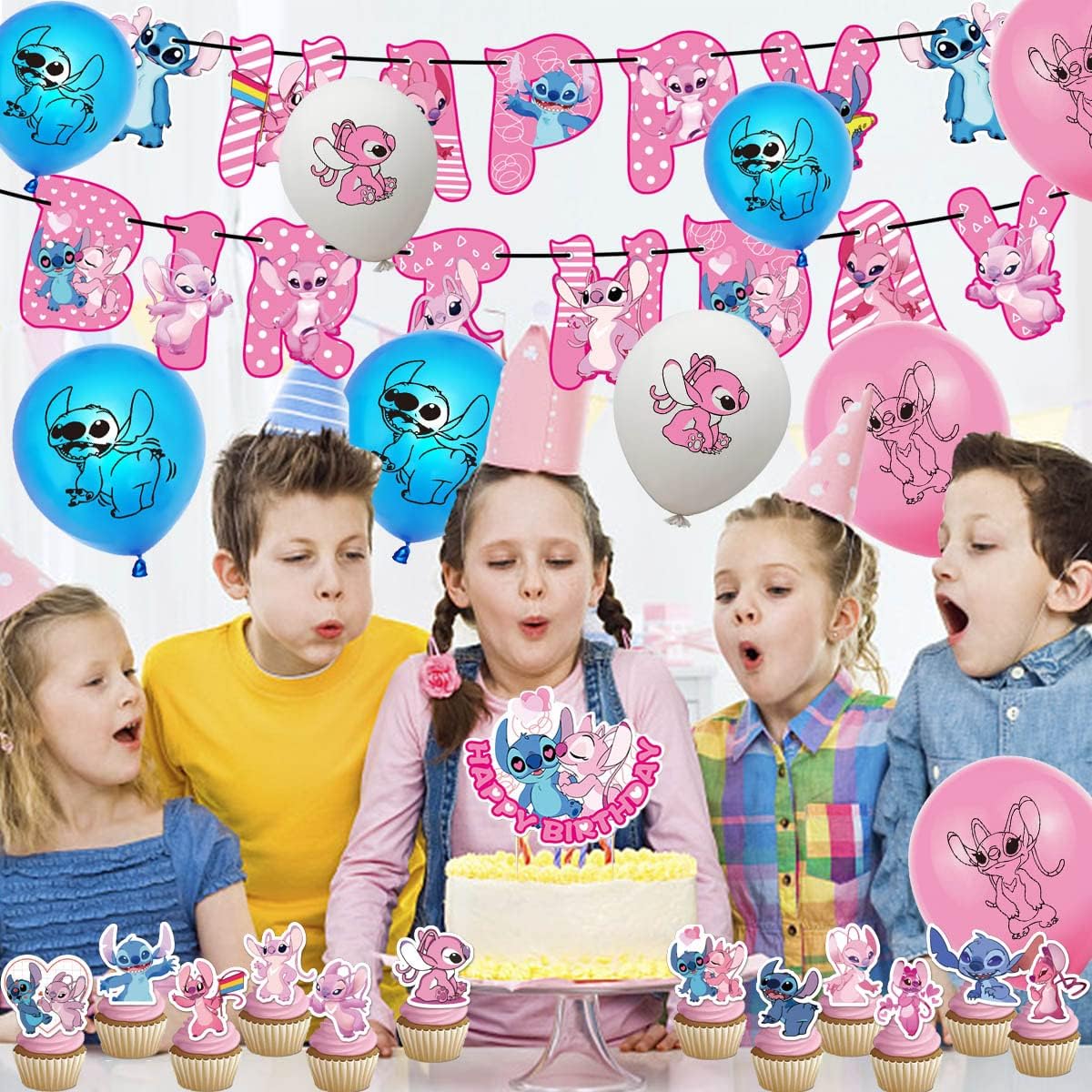 Lilo Stitch Party Supplies simyron Stitch Birthday Party Decorations ...