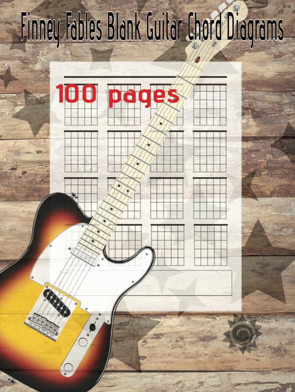 Amazon.com: Finney Fables Blank Guitar Chord diagram Sheets: 16 Charts ...