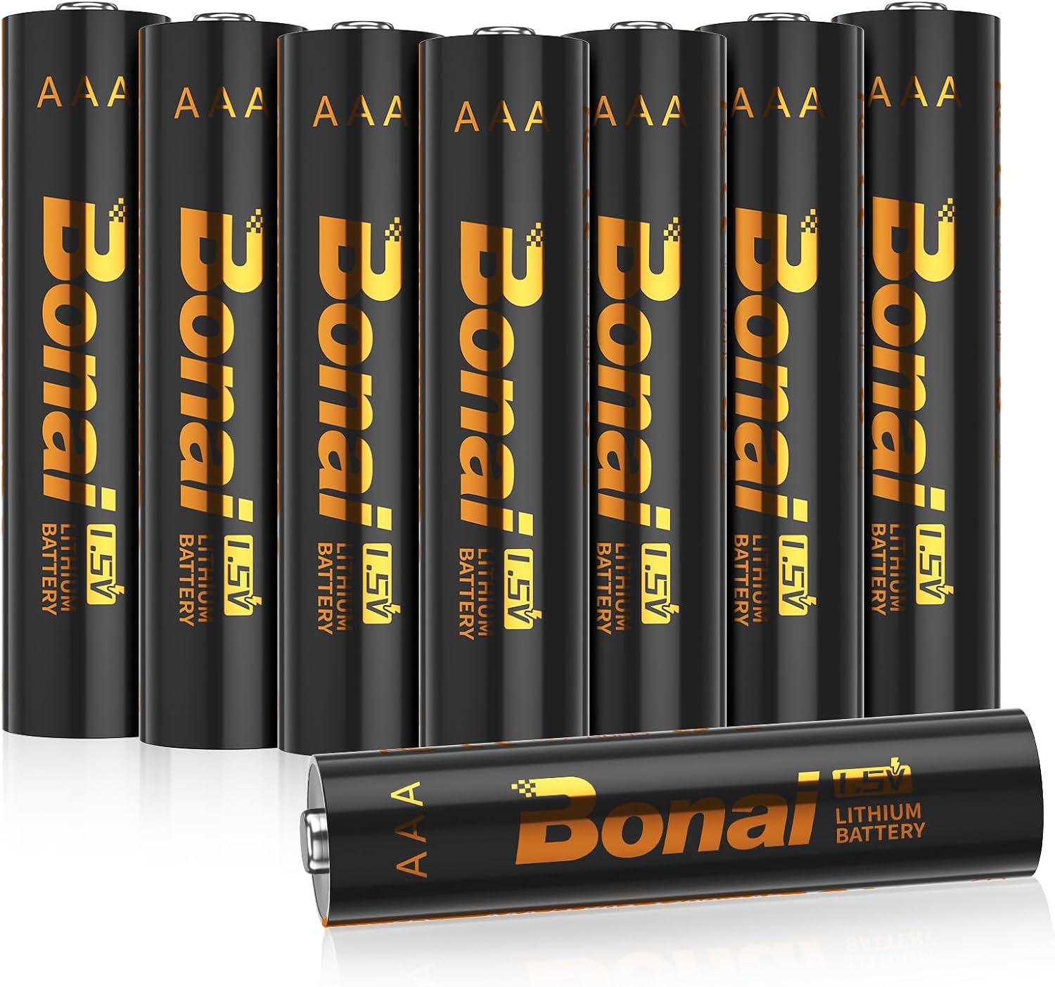 Amazon.com: BONAI Lithium Batteries AAA 8 Pack | 1.5V Ultra Long ...