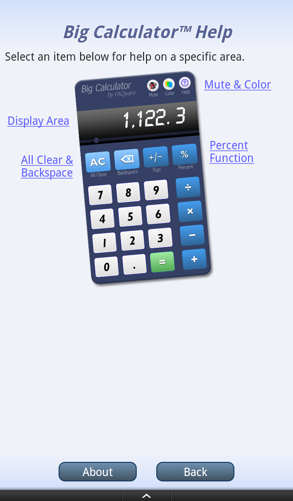 Big Calculator (Ad Free) - App on Amazon Appstore