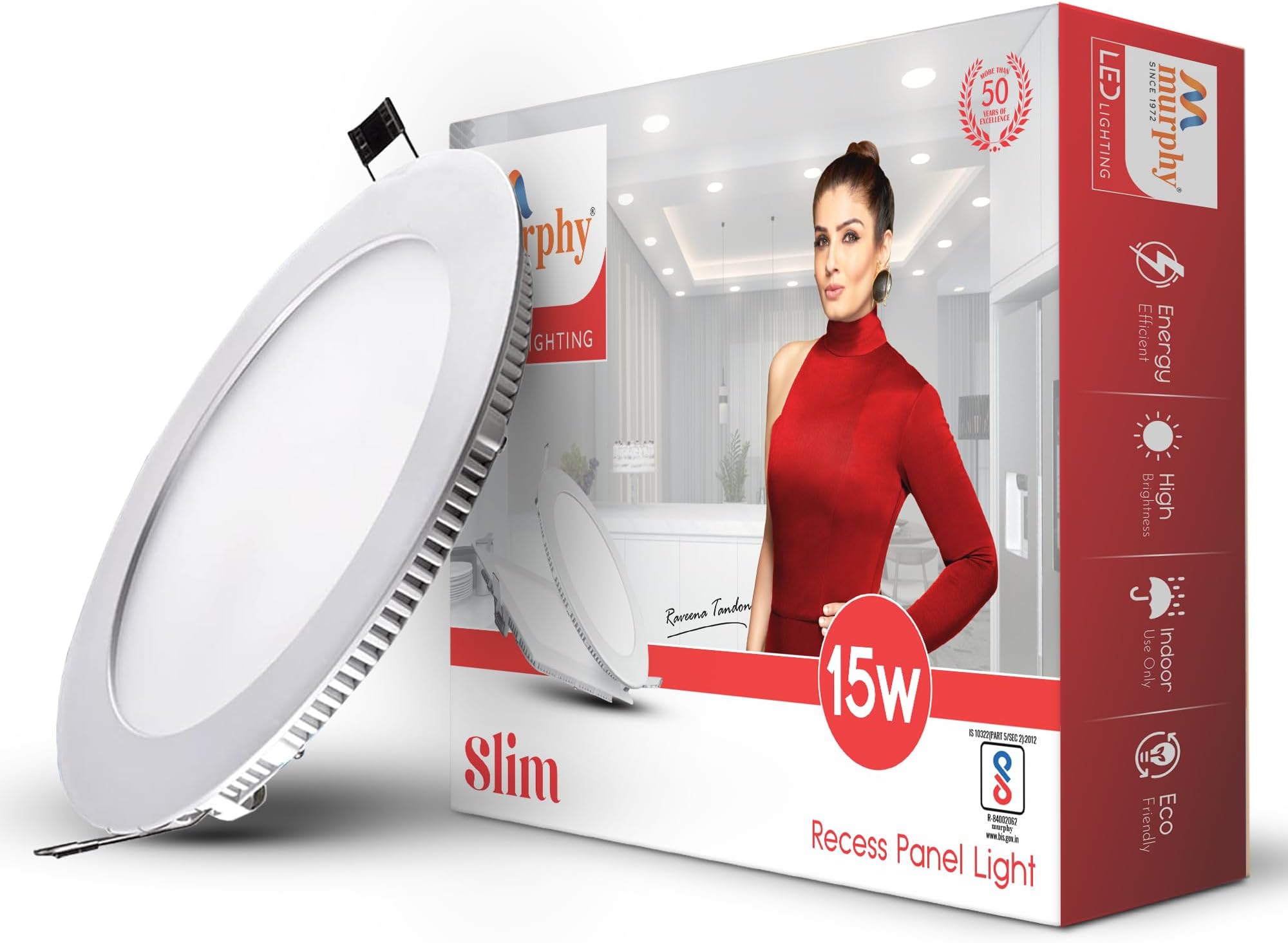 Buy Syska SSK-RDL-R 20-Watt LED Round Slim Recessed Panel Light (Cool ...
