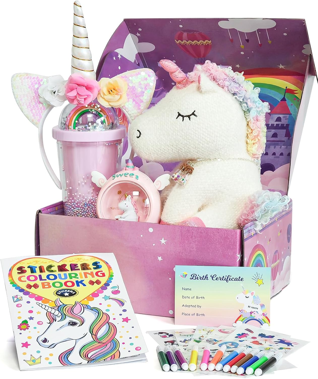 Tacobear Unicorns Gifts for Girls 5 6 7 8 Years, Unicorn Toys Christmas ...