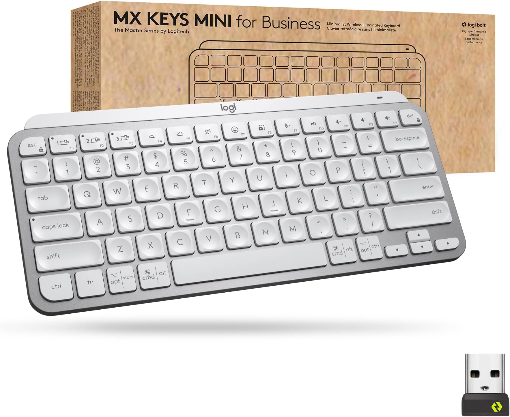 Amazon.com: Logitech MX Keys Mini Wireless Illuminated Keyboard for ...