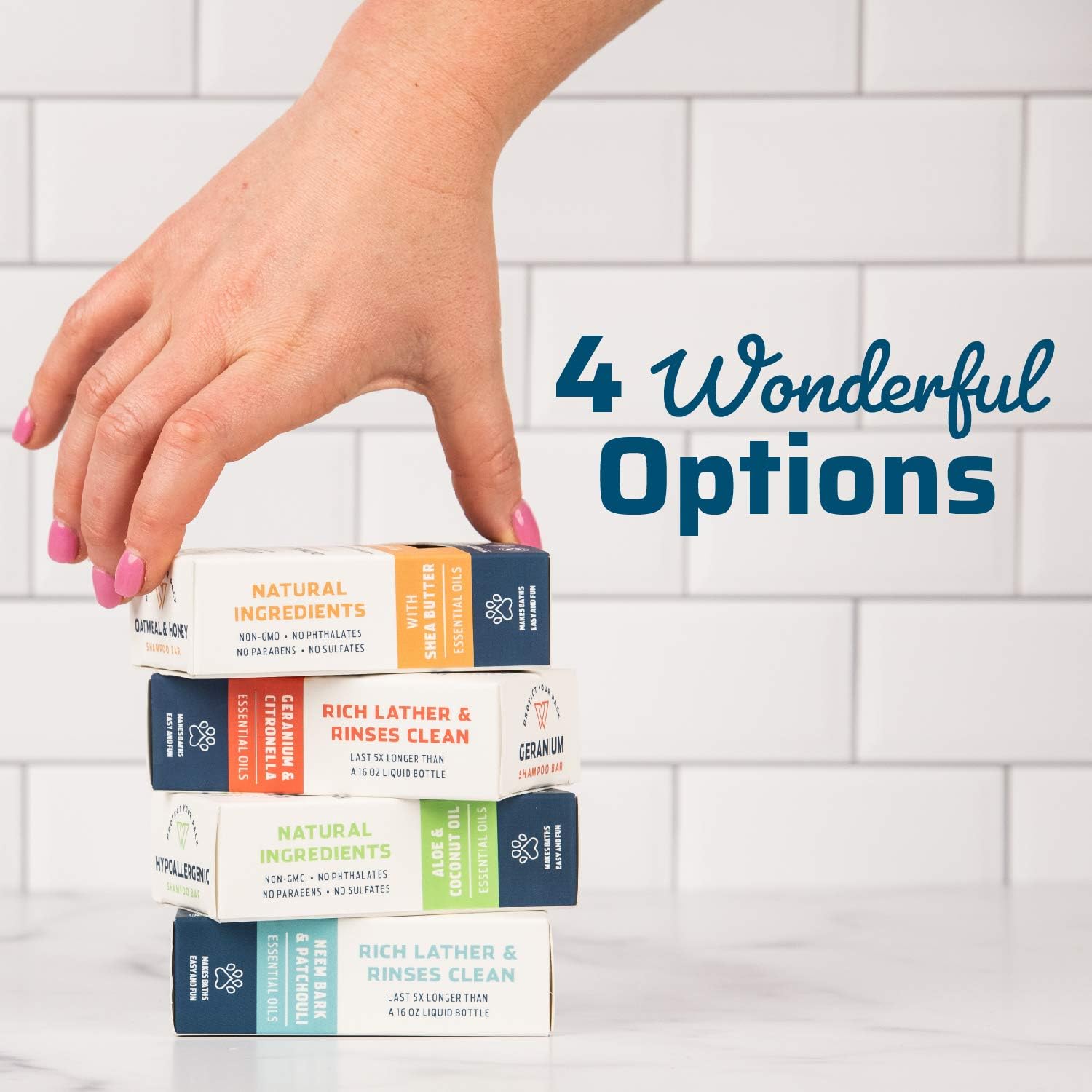 Buy Wondercide - Pet Shampoo Bar for Dogs and Cats - Gentle, Plant ...