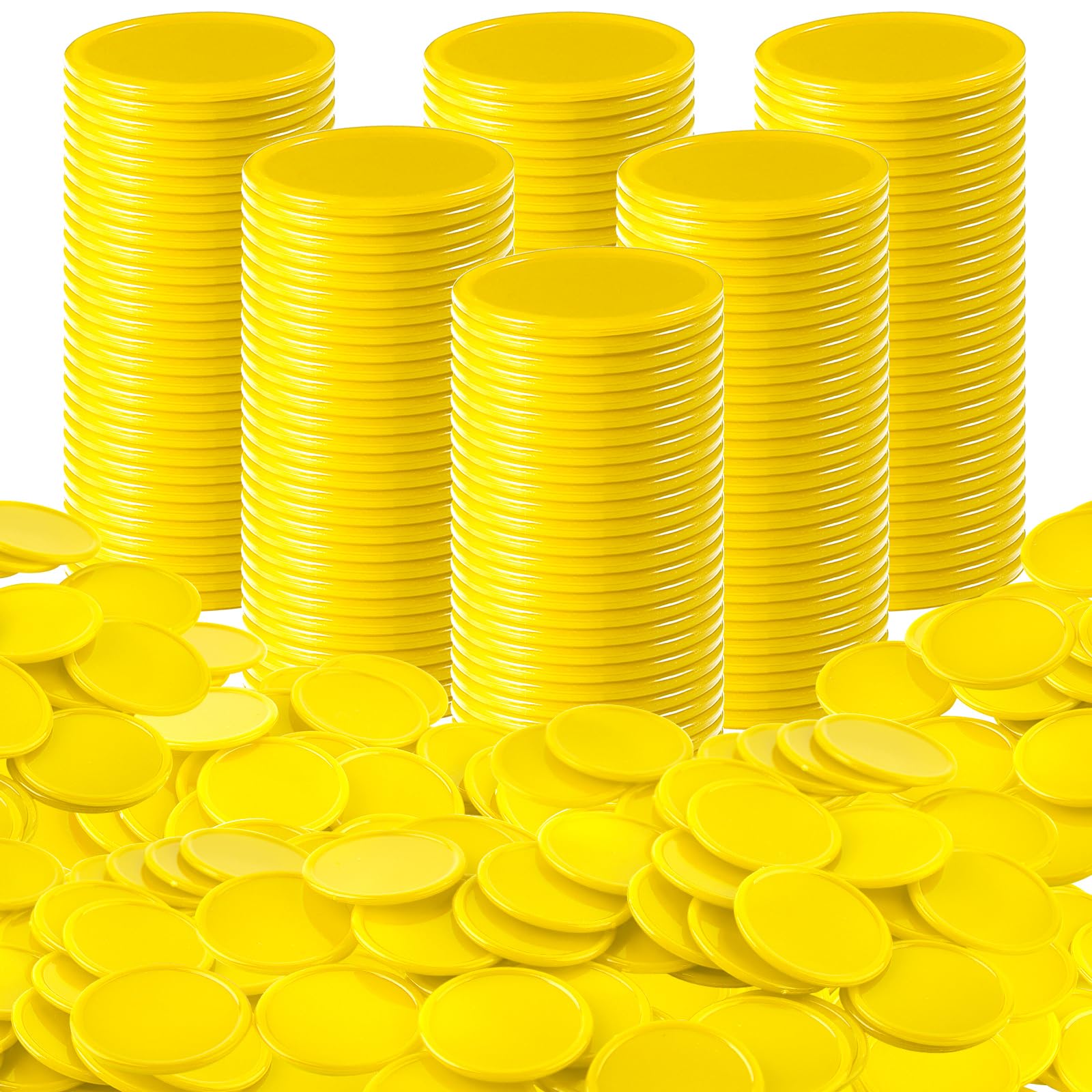 Amazon.com: Coopay 1000 Pieces 1 Inch Bingo Chips Bulk, Bingo Markers ...